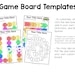 Blank Game Board Template: 5 EDITABLE Blank Board Game Templates for ...