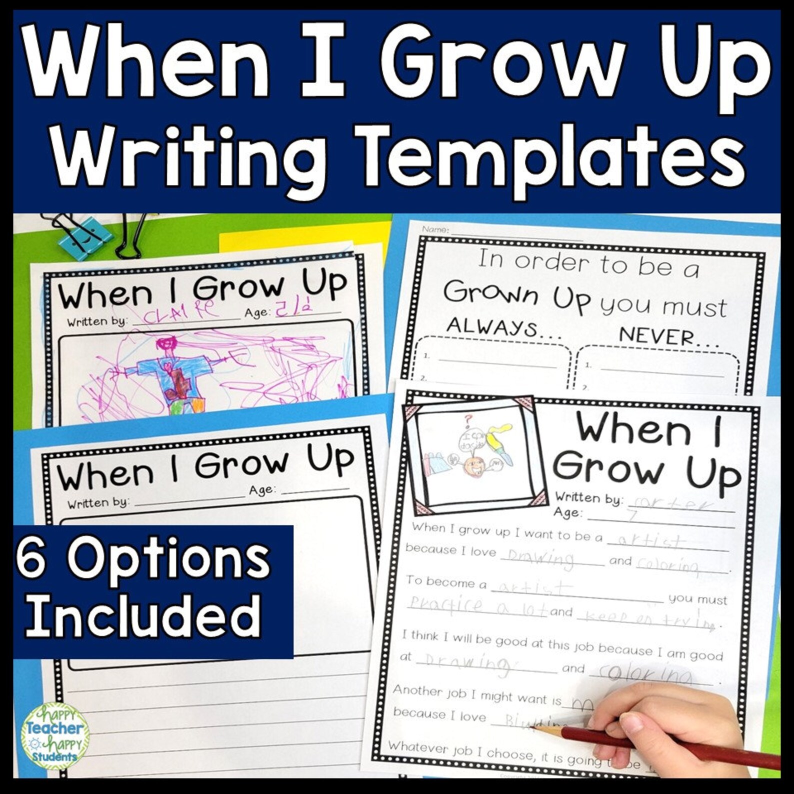 When I Grow up Writing Activity, What I Want to Be When I Grow up ...