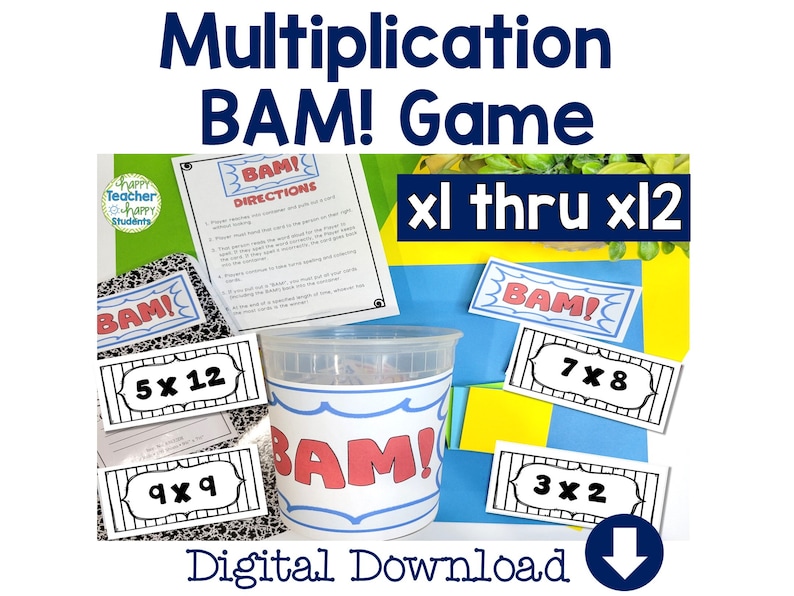 Multiplication Game Multiplication BAM Game Multiplication Zap, Kaboom ...