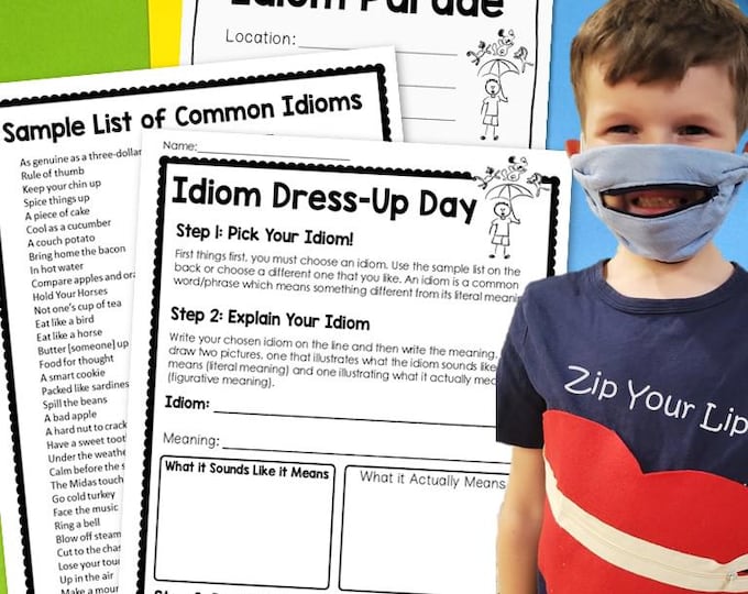 8 Printable "fill in the Blanks" Idioms English Worksheets! Fill in the ...