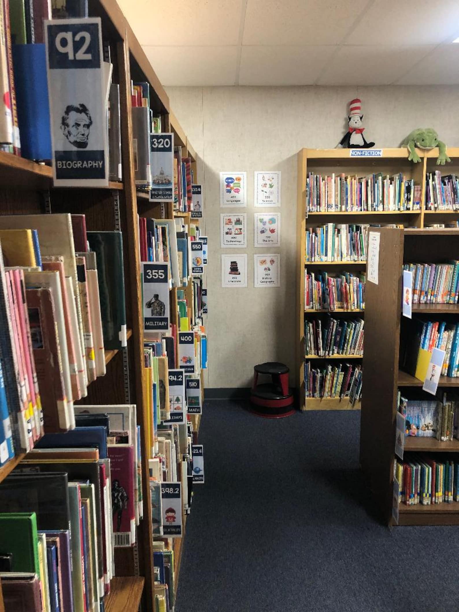 Nonfiction AND Fiction Library Shelf Dividers, Classroom Library Shelf ...