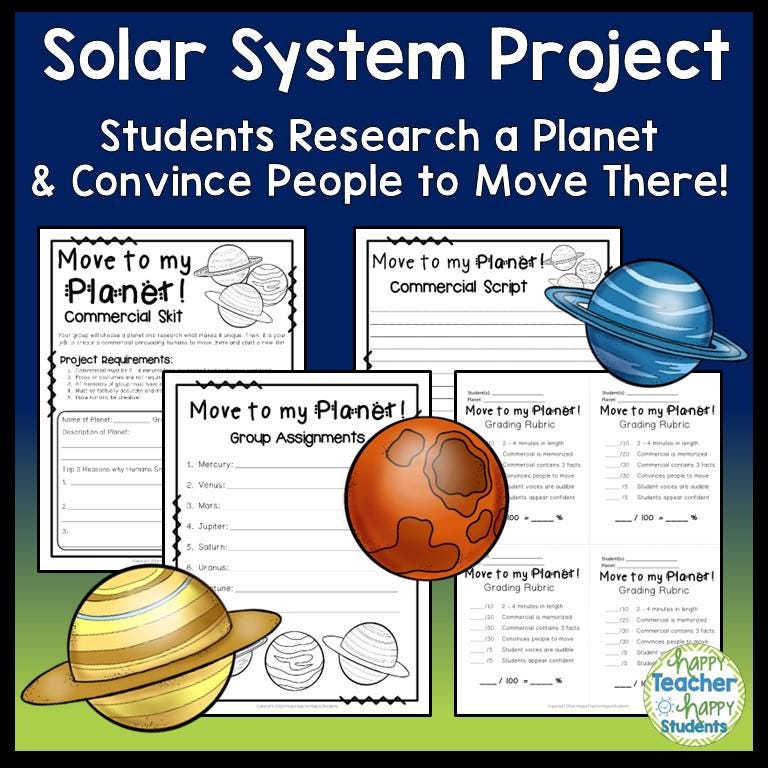 Planet Research Project | Research a Planet & Convince People to Move ...