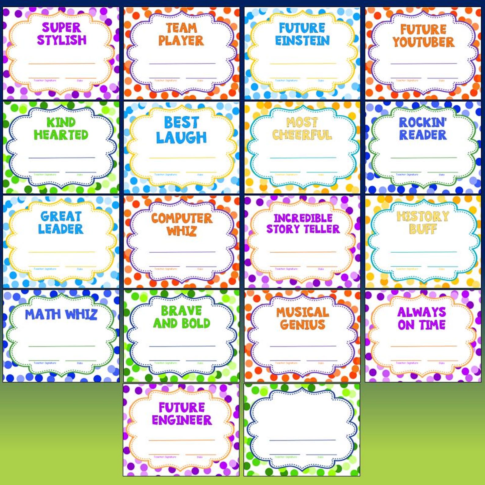 EDITABLE End of Year Awards | 34 Classroom Superlative Awards W/ Voting ...
