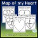 Heart Map Activity: Write & Draw a Map of Your Heart Template (digital ...
