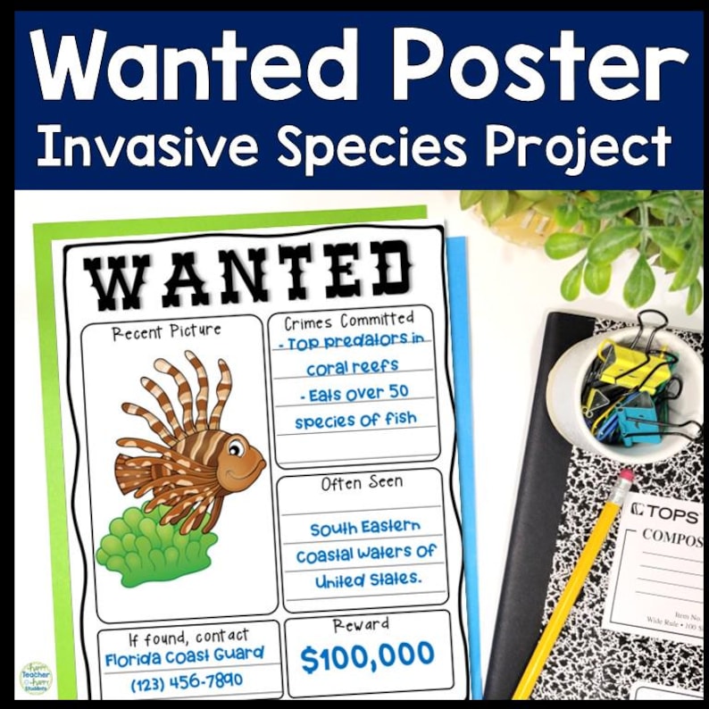 Invasive Species Wanted Poster Template, Invasive Species Research ...
