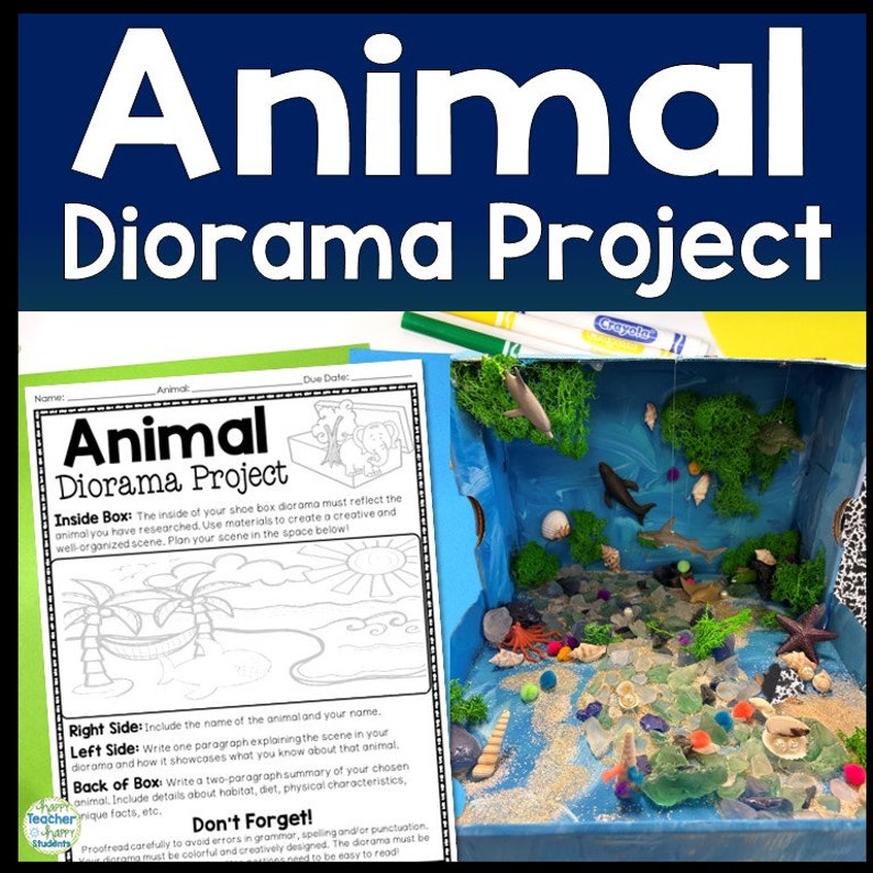 Animal Project | Create an Animal Diorama | USE for ANY Animal Research ...