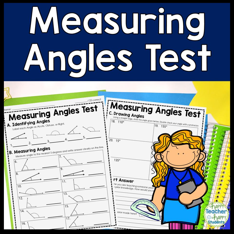 Measuring Angles Test | Measuring Angles Quiz | How to Measure Angles ...