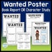Character Wanted Poster Template: Fun Book Report Idea for Kids ...