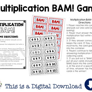 Multiplication Game | Multiplication BAM Game | Multiplication Zap ...