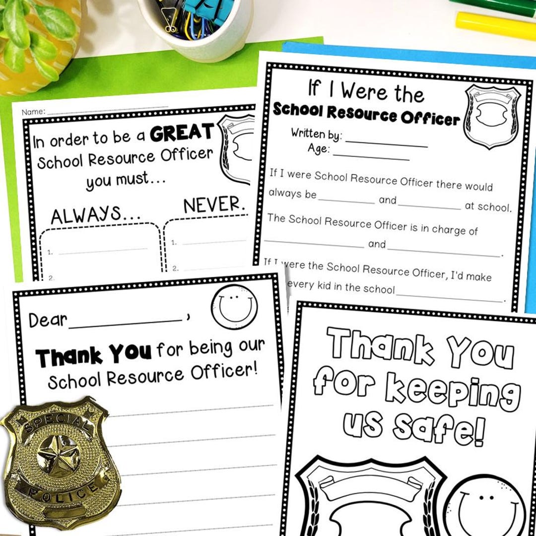 School Resource Officer Appreciation | Thank You for School Resource ...