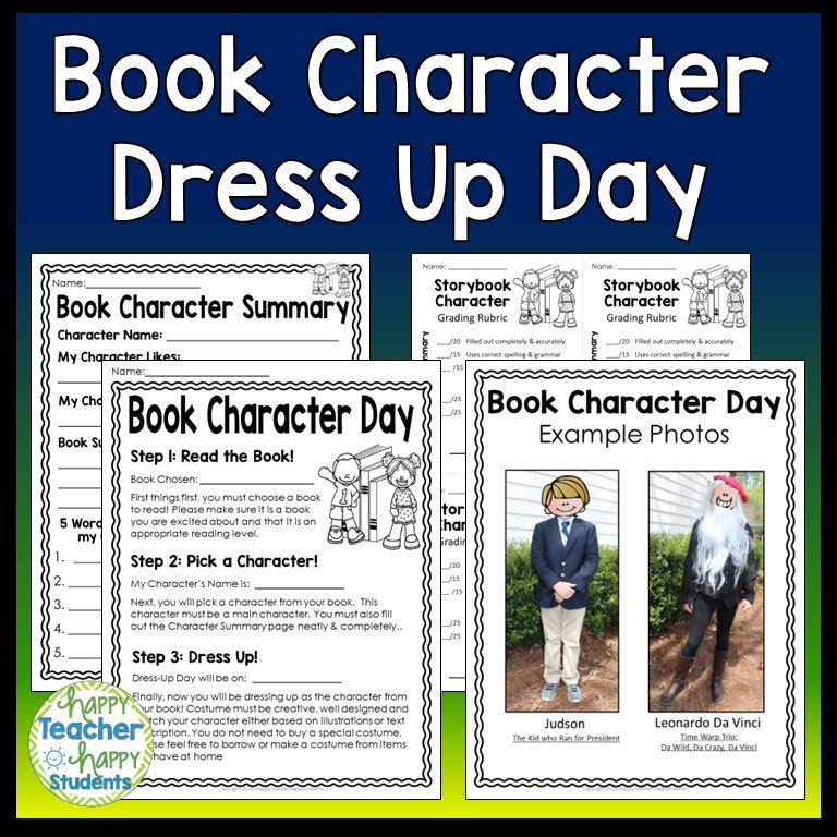 Storybook Character Dress up Day | Book Character Dress up Parade ...