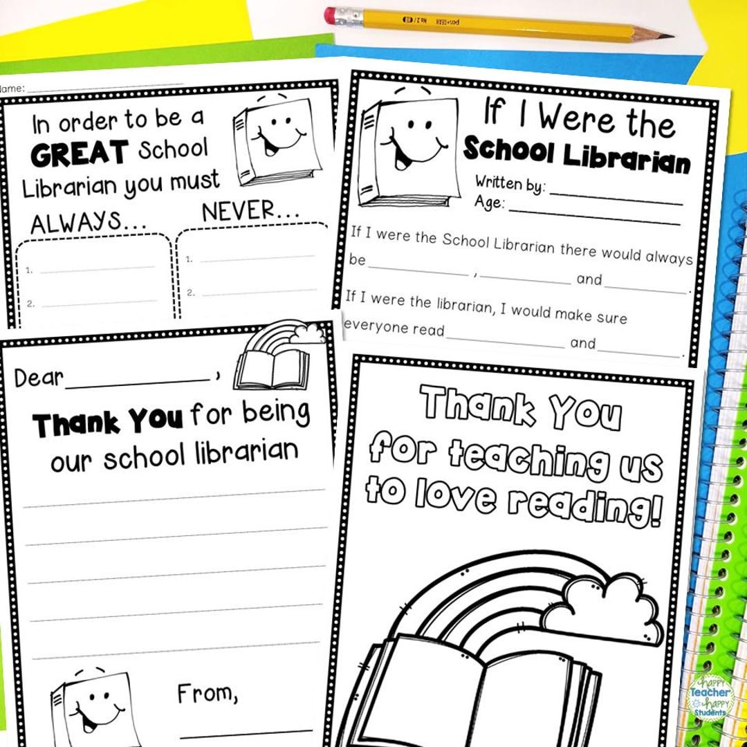 School Librarian Thank You | Media Specialist Thank You | Thank You for ...