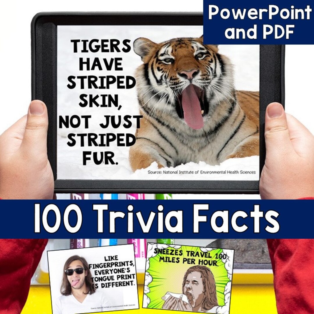 Daily Trivia: 100 Fun Daily Facts of the Day Funny & Educational | Kids ...