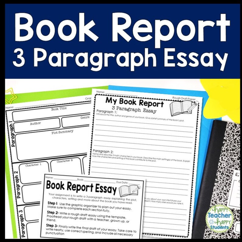 Book Report Essay Template | Rough Draft, Final Draft and Grading ...