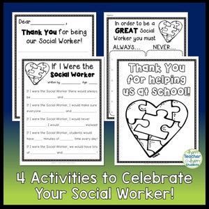Social Worker Thank You Card | Social Worker Appreciation Gift (digital ...