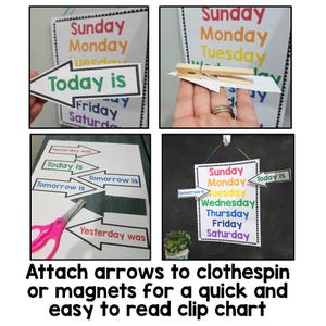 Days of the Week Printable Poster: Classroom Homeschool Decor (PDF) - Etsy