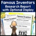 Famous Inventors Research Report & Display Project (digital PDF) - Etsy