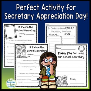 If I Were School Secretary School Secretary Appreciation Day School ...