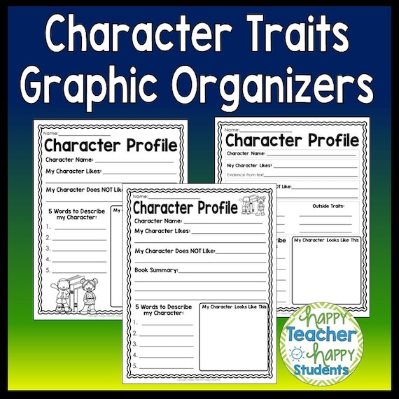 Character Traits Graphic Organizer