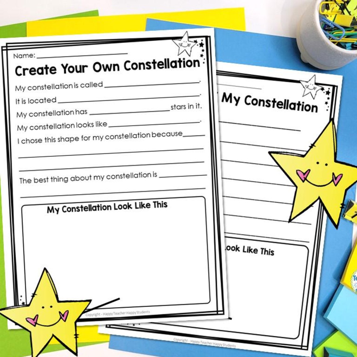 Create a New Constellation | Create Your Own Constellation Writing ...