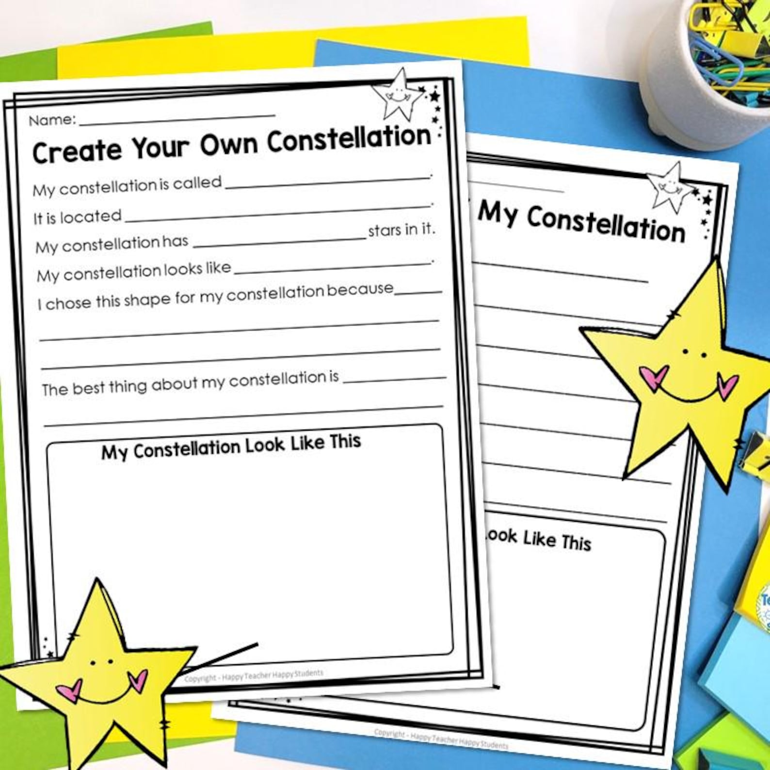 Create a New Constellation | Create Your Own Constellation Writing ...