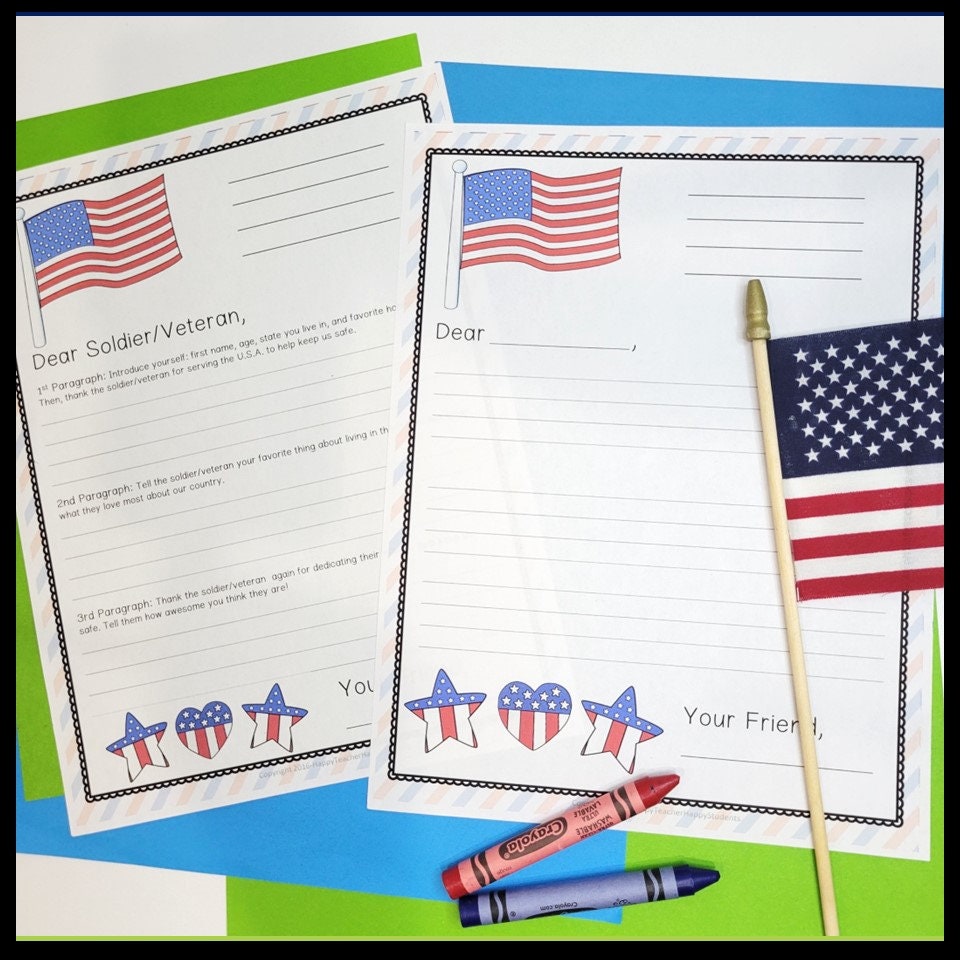 Veterans Day Activities Bundle | Letter Writing, Veterans Day Word ...