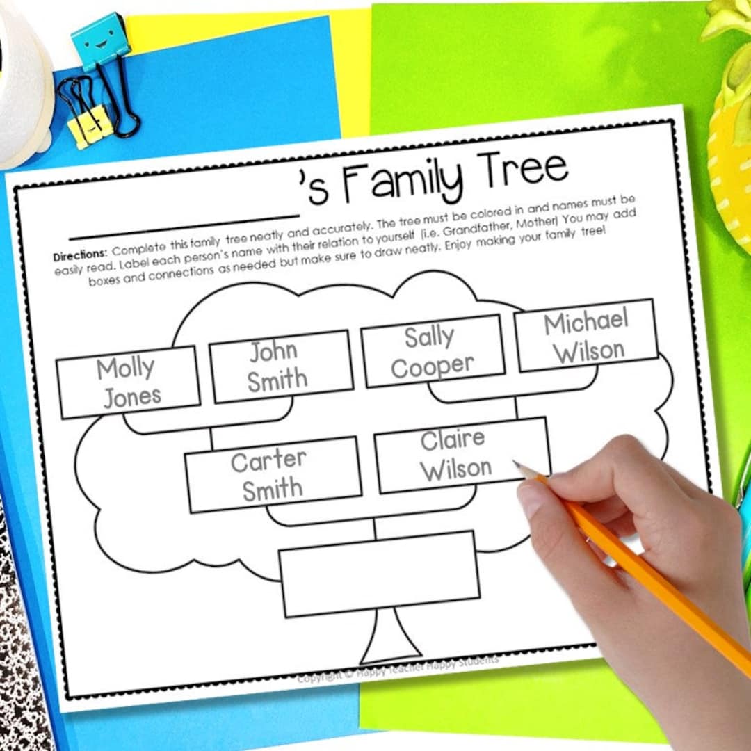 My Family Tree Project : 3 Family Tree Templates |family Tree Printable ...
