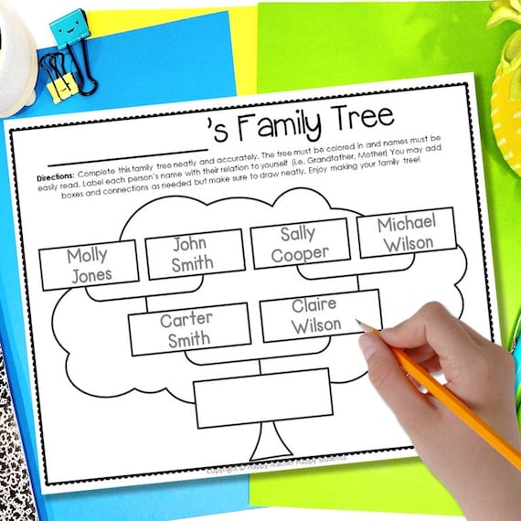 How To Draw A Family Tree For Kids