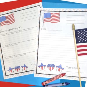 Veterans Day Letter Writing Activity: Soldier & Veteran Thank You ...