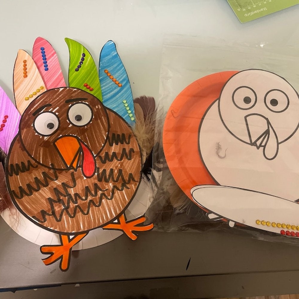 Thankful Turkey Craft I Am Thankful for Turkey Thankful Turkey Craft ...