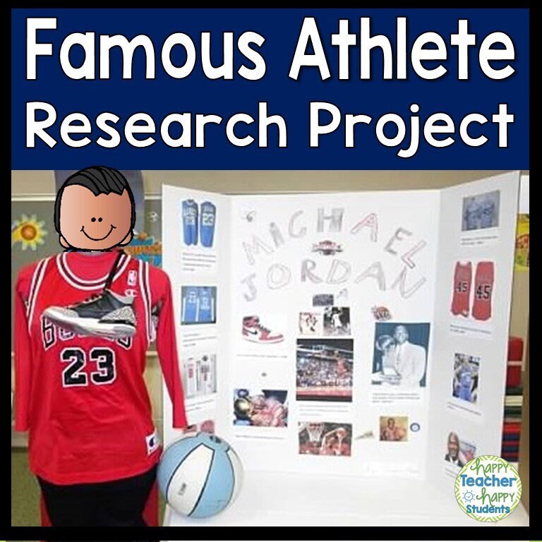Famous Athlete Research Project | Summer Olympics 2024 Activity ...