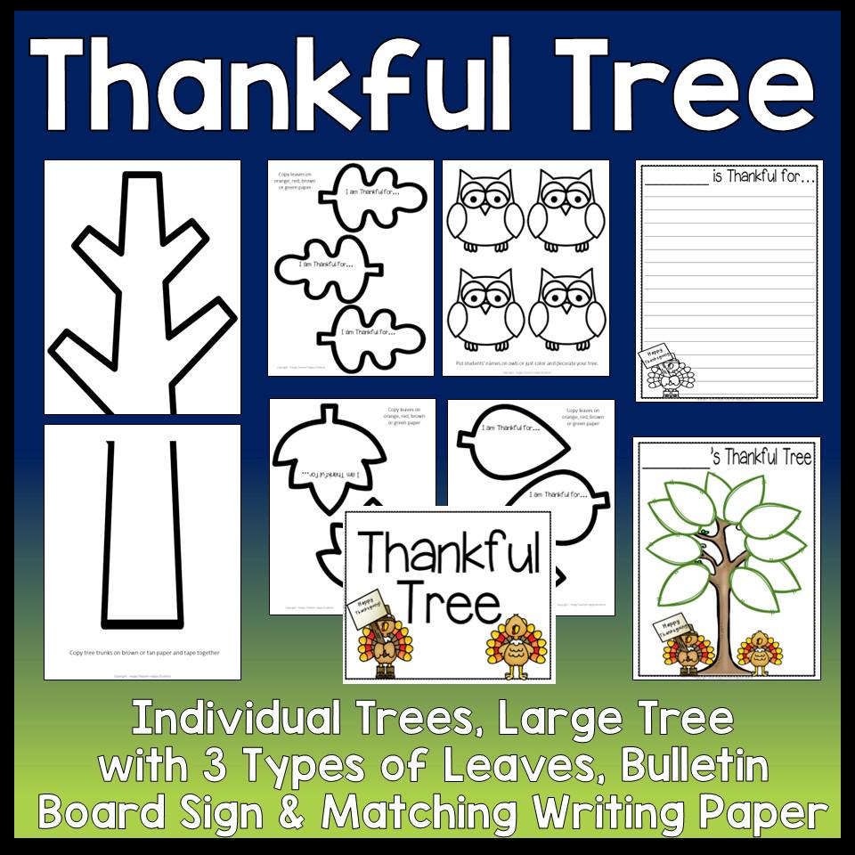 Thankful Tree Activity: Thanksgiving Bulletin Board (digital Download ...
