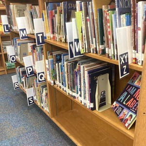 Biography Library Shelf Dividers: A-Z Classroom Library Labels (digital ...