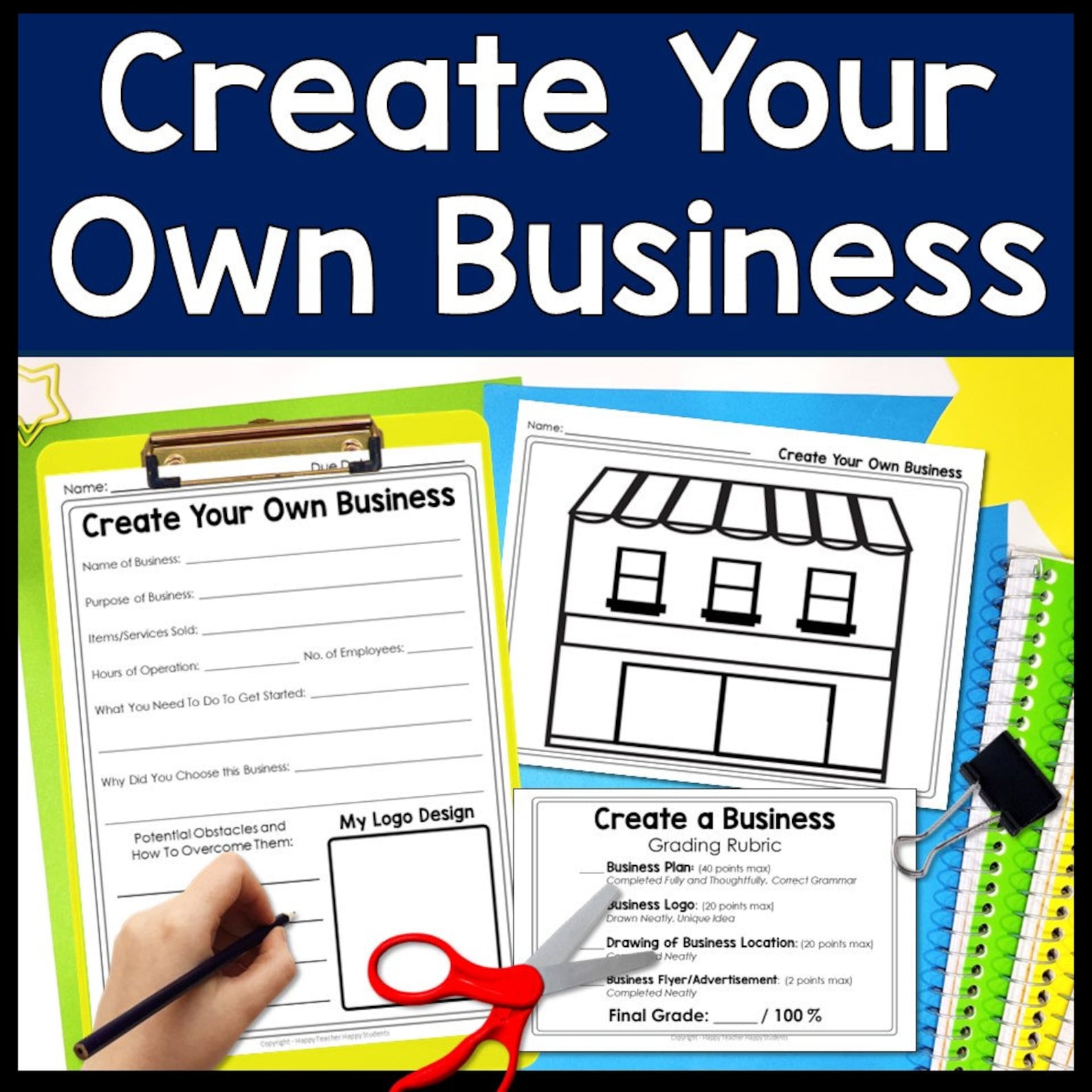 Kids Business Project: Design a Business Activity (digital Download) - Etsy