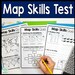 Map Skills Test | 3-page Mapping Skills Quiz With Answer Key ...