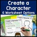 Create a Character | Create a Book Character Writing & Drawing Activity ...