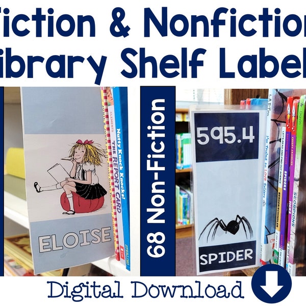 Library Signs - Etsy