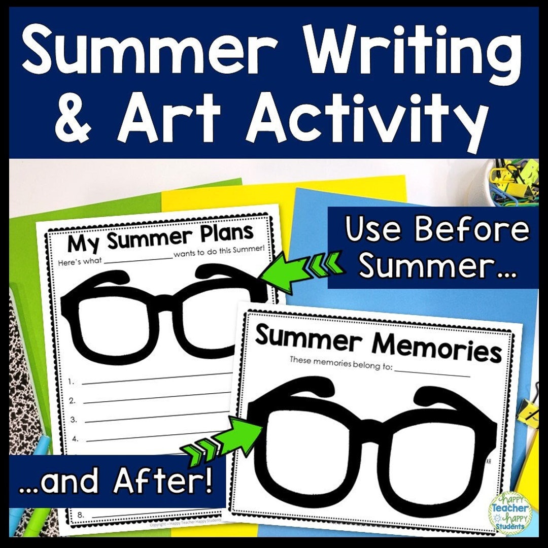 2 Printable Summer Writing Prompts: What I Want to Do This Summer AND ...