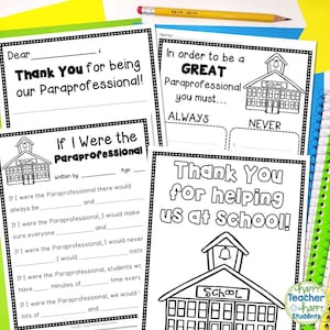 If I Were the Para | Paraprofessional Thank You | Paraprofessional ...