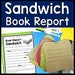 Book Report Sandwich Template: Creative Book Project (digital Download ...