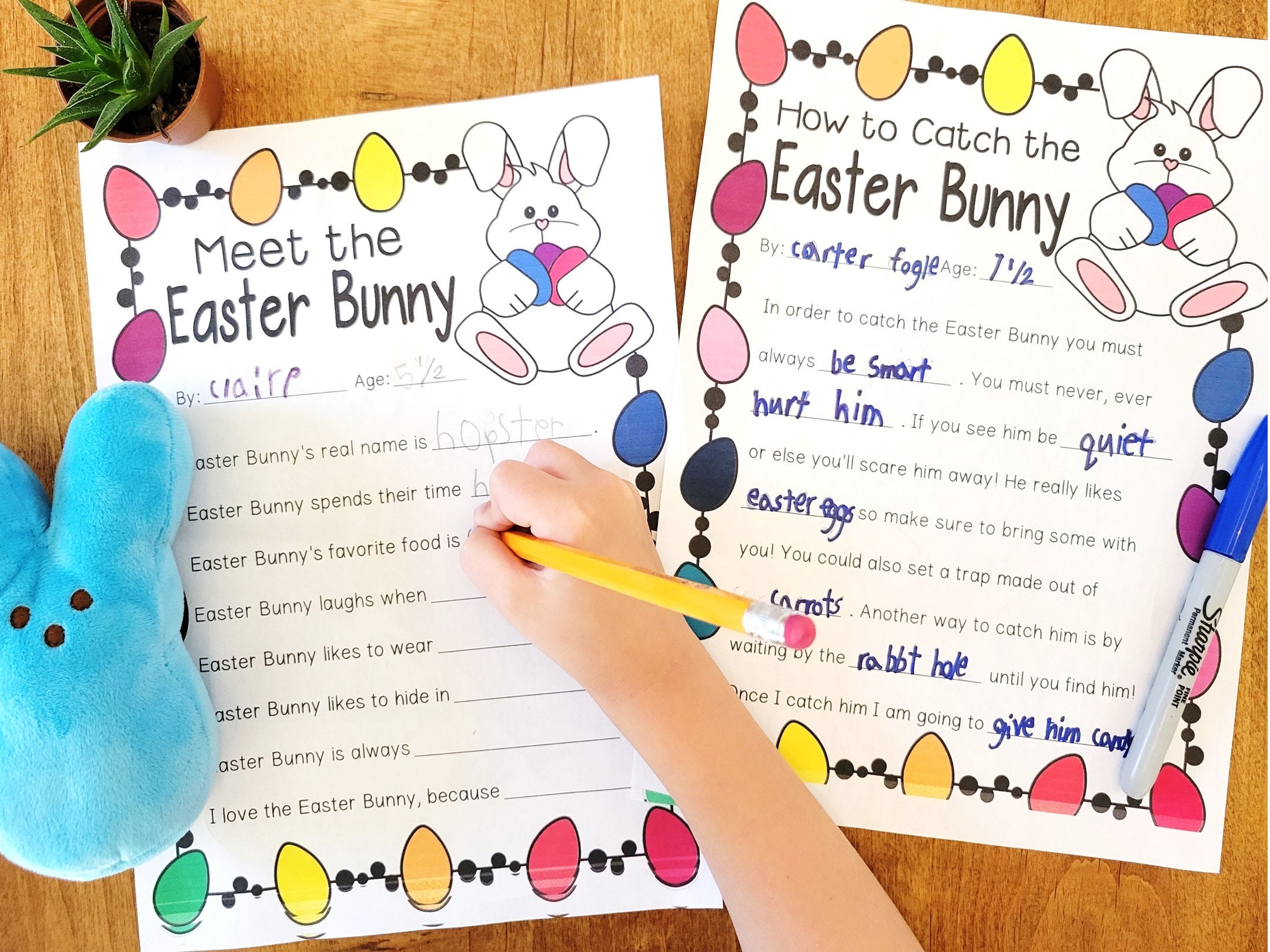 Easter Writing Activity, Meet the Easter Bunny, How to Catch the Easter ...
