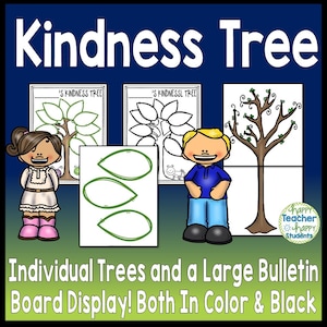 Kindness Tree With Leaves for Compliments | Random Acts of Kindness ...