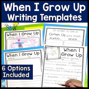 When I Grow up Writing Activity, What I Want to Be When I Grow up ...