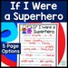 If I Were a Superhero | Superheroes Writing Activity | Superhero ...