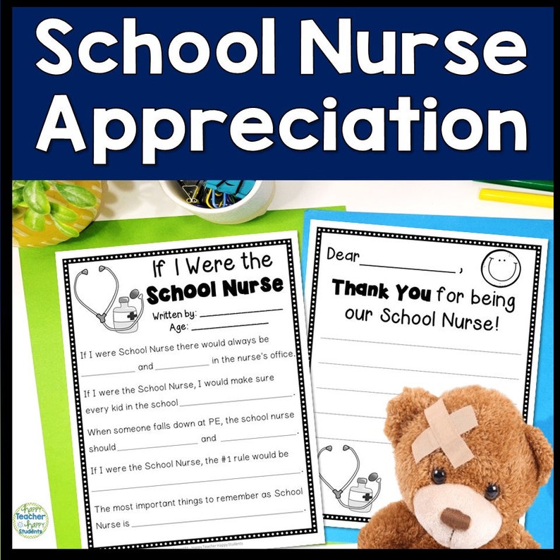 If I Were the School Nurse School Nurse Appreciation Day Thank You for ...