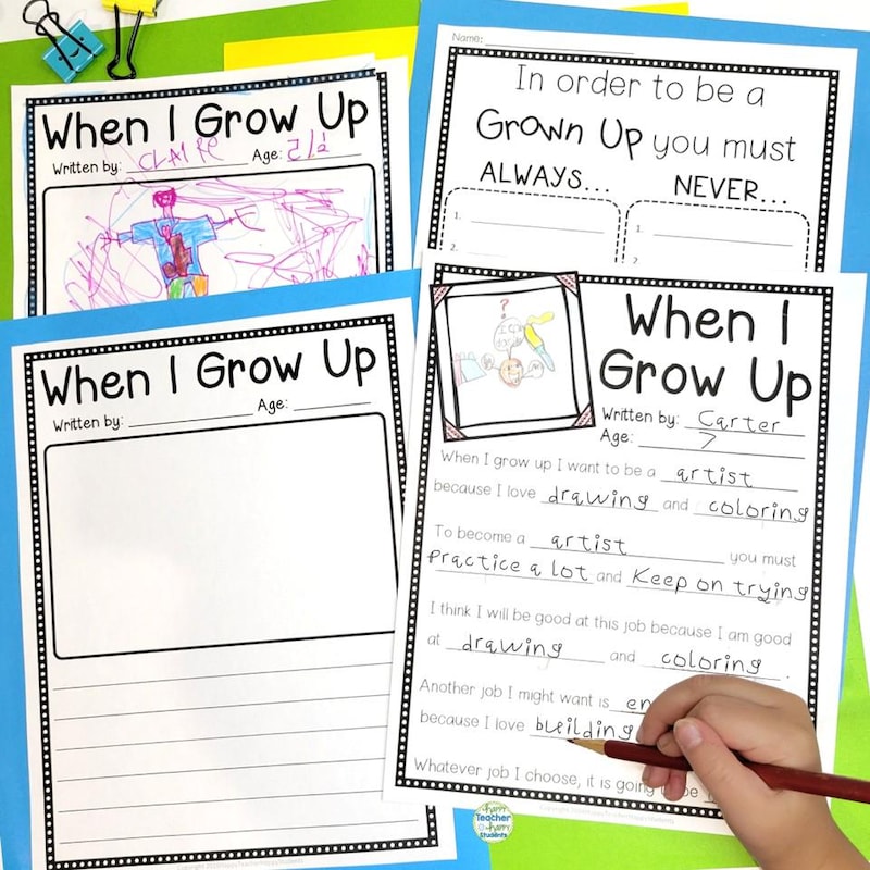 When I Grow up Preschool - Etsy