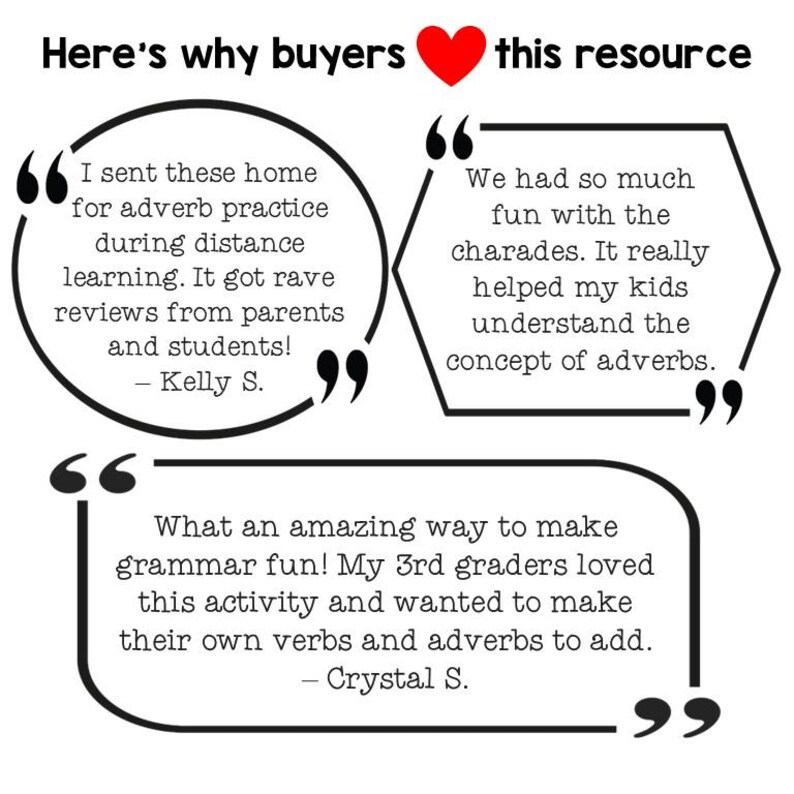 Adverb Charades, Verb and Adverbs Activity, , Practice Verbs & Adverbs ...