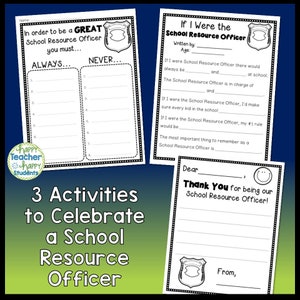 School Resource Officer Appreciation Thank You for School Resource ...
