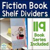Nonfiction AND Fiction Library Shelf Dividers, Classroom Library Shelf ...