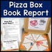 Pizza Box Book Report Template | Fun Book Report Idea for Kids (PDF) - Etsy